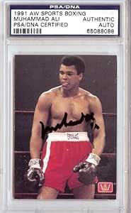 Muhammad Ali Autographed 1991 AW Sports Card Slabbed #65088088 - PSA ...