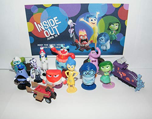 Disney Inside Out Movie Figure Set Toy Playset of 12 with Joy, Fear ...