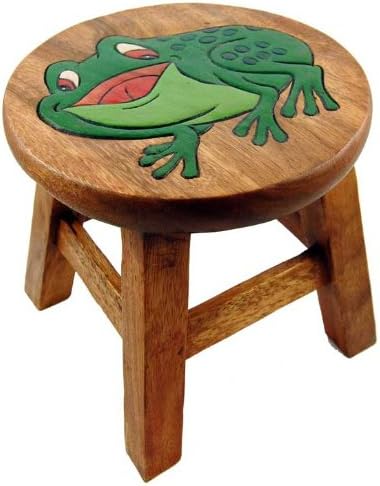 Cute child's stool with green frog: Amazon.co.uk: Kitchen & Home