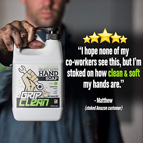 Grip Clean | Heavy Duty Hand Cleaner for Auto Mechanics & Industrial ...