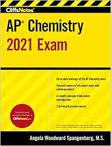 CliffsNotes AP Chemistry 2021 Exam (Cliffnotes Ap Chemistry Exam ...