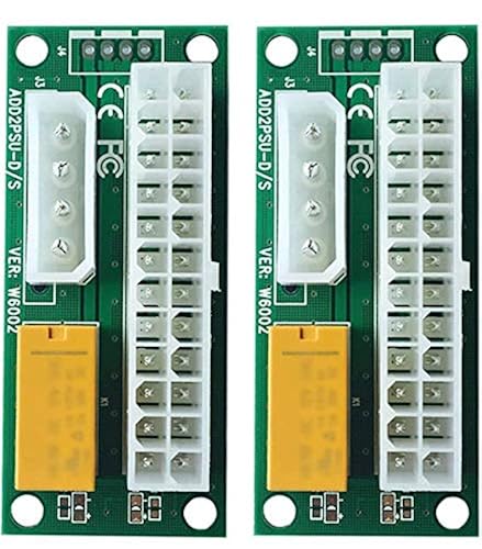 BAY Direct 2-Pack Add2PSU Multiple Power Supply Adapter (ATX 24Pin to ...