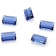 Amazon.com: 25pcs Adabele Austrian 14mm Faceted Loose Rectangle Crystal Beads Dark Indigo ...