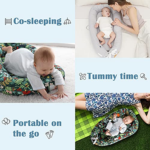 Lion Paw Baby Lounger Sleeper Nest with Replaceable Seasons Mat,100% ...