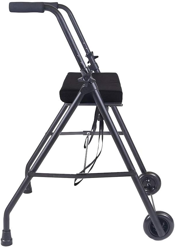 KMINA – Walking Frame with Wheels and Seat, Rollator with Seat, Zimmer ...