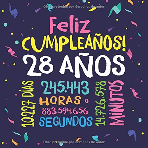 Feliz Cumpleaños - 28 Años: Un libro de visitas para fiesta de 28 ...