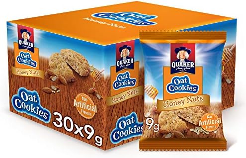 Quaker Oat Cookies with Honey Nuts, 9g x 30 price in Saudi Arabia ...