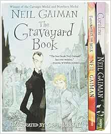 Neil Gaiman/Chris Riddell 3-Book Box Set: Coraline; The Graveyard Book ...