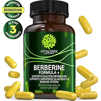 Amazon.com: Amazing Formulas Berberine Plus 500 mg Capsules - Supports ...