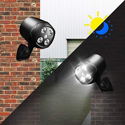 Battery Operated Motion Sensor Spotlight, Wireless LED Flood Light ...