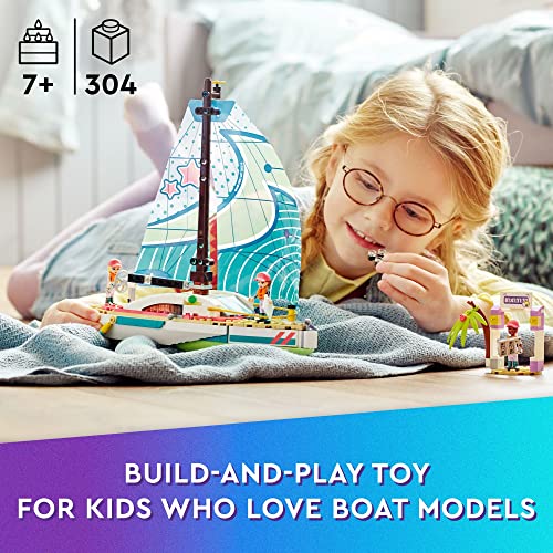 LEGO Friends Stephanie's Sailing Adventure Toy Boat Set 41716, Sailboat ...