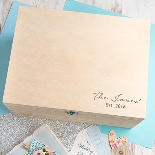 Amazon.com: Personalised Family Keepsake Box - Christmas Xmas Holiday ...