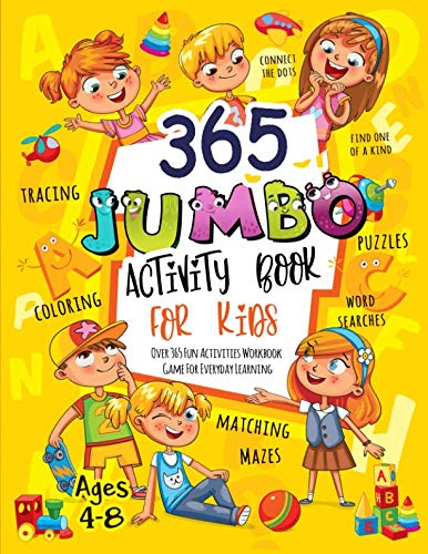Download Now 365 Jumbo Activity Book For Kids Ages 4 8 Over 365 Fun 