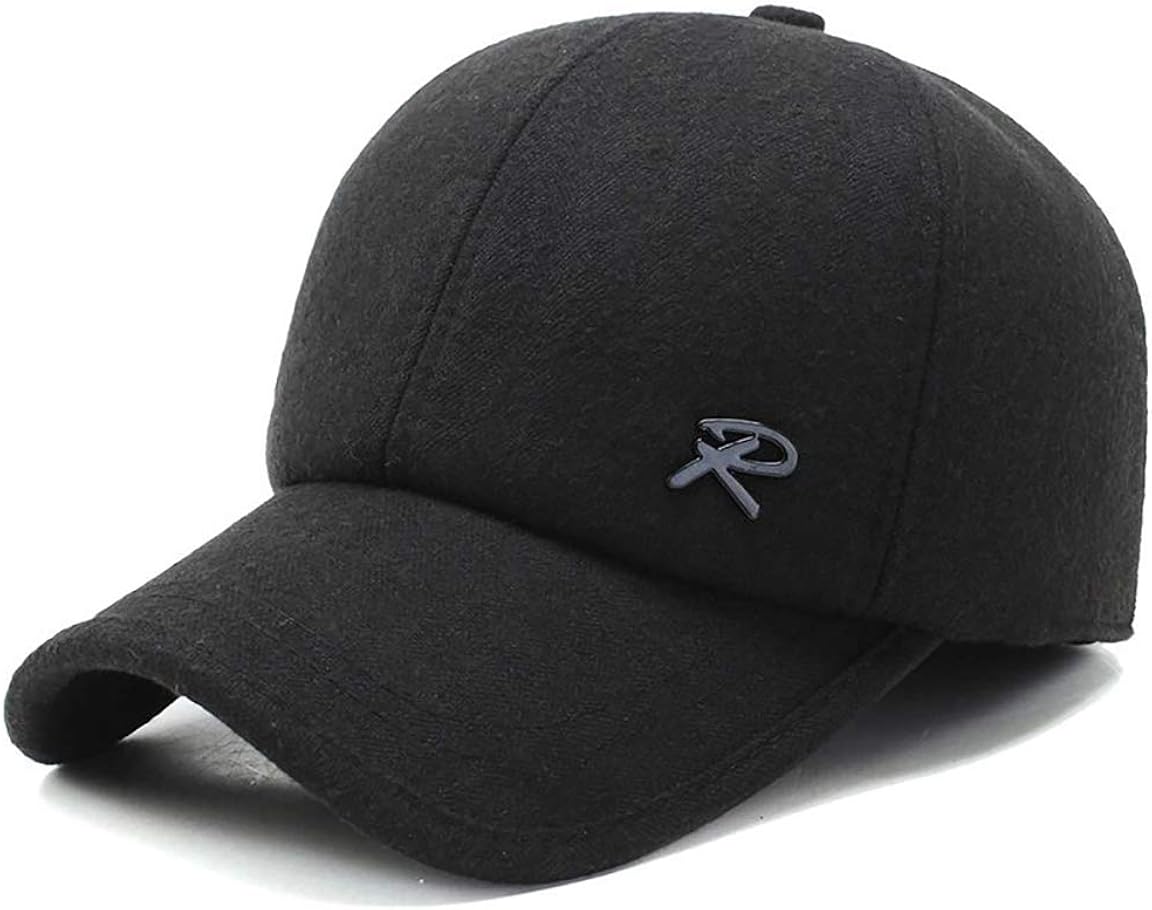 Men Middle-Aged Winter Warm Baseball Caps Trekking Cap Running Cap with ...