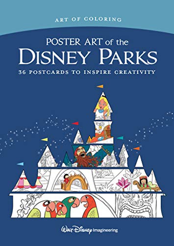 Amazon.com: Art of Coloring: Poster Art of the Disney Parks: 36 ...