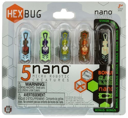 Buy HEXBUG Nano Newton Calculus 5-Micro Robotic Creature Pack (4 Color ...