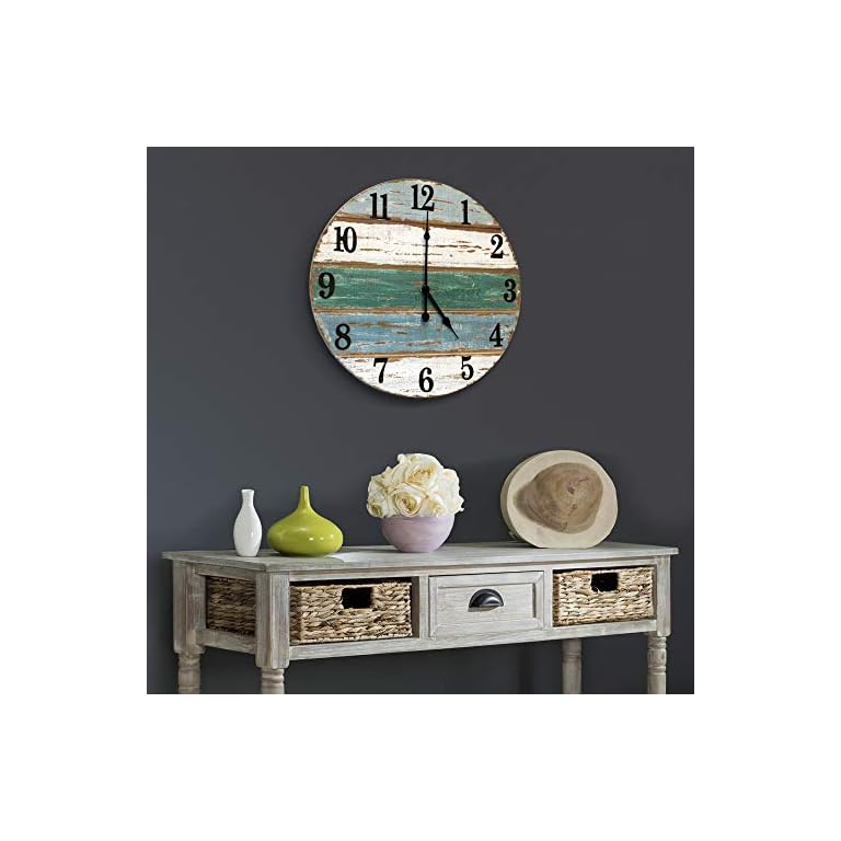 18 inch Beach Clock | Handmade Cedar Wood Beach Wall Clock | Great ...