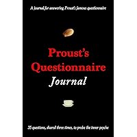 Amazon.com: Proust’s Questionnaire Journal: 9781791941789: Notebooks ...