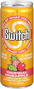 Amazon.com : The Switch Sparkling Juice, Tropical Pineapple, 8- Fl. Oz ...
