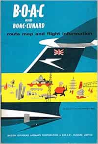 BOAC and BOAC Cunard route map and flight information: BOAC: Amazon.com ...
