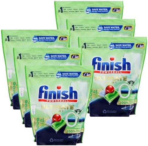 Finish ULTIMATE ZERO TABLETS bulk | Size: Total 45 Dishwasher Tabs ...