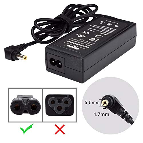 5.5 x 1.7mm Acer TravelMate Sunydeal Alimentatore notebook ...