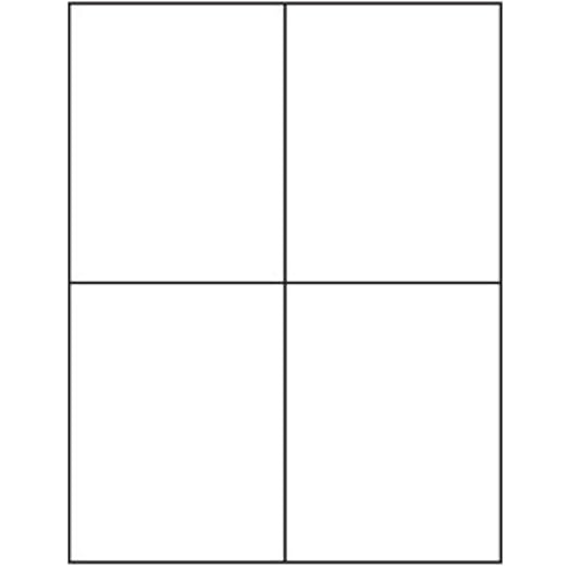 Avery 5168 Compatible 400 4 25 inchx5 5 inch Labels 100 Sheets Amazon 