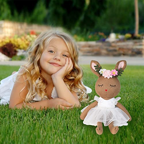 Ballerina Doll Handmade Stuffed Animal Bunny Plush Animal Doll, Plush ...