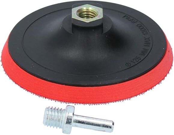 Schleifteller mit Klettverschluss Euro-Scheibe für Winkelschleifer 125 ...