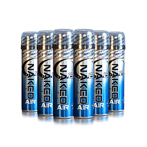 O+ Naked Air Recreational Oxygen Cans - Restore Oxygen Levels with ...