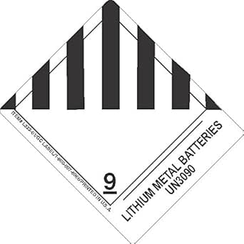 GC Labels-L322P3046, Lithium Metal Batteries UN3090, Roll of 500 Labels ...