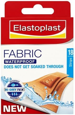 Elastoplast Waterproof Fabric Plaster Strips, 18 Strips: Amazon.co.uk ...