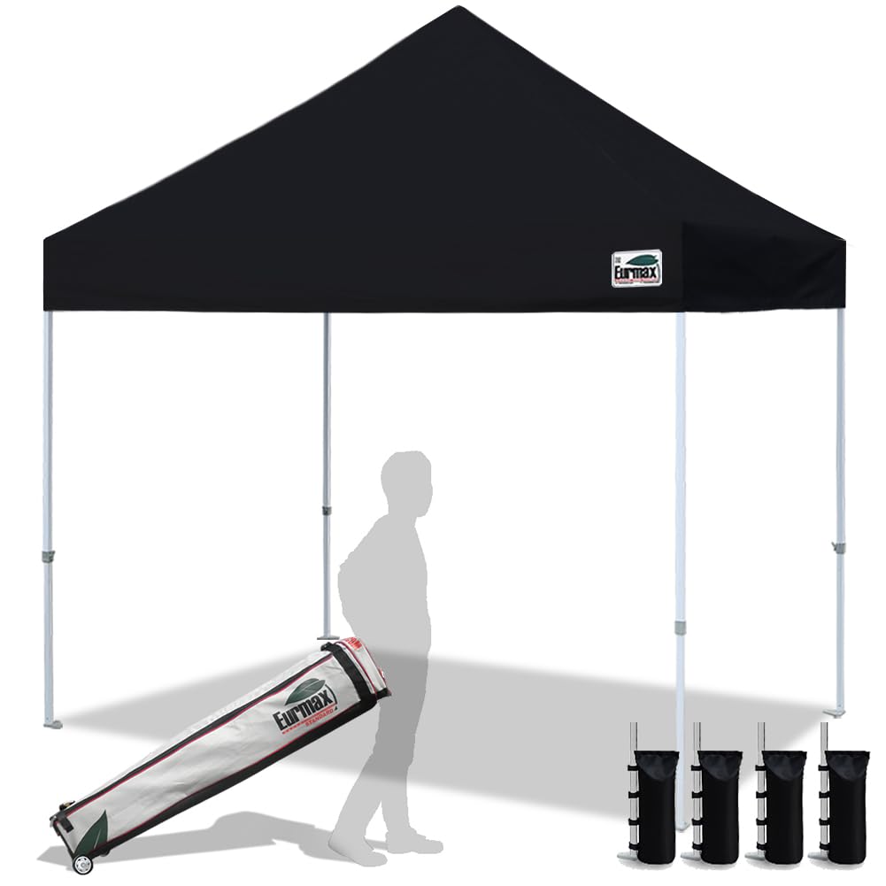 Eurmax USA 8'x8' Pop Up Canopy Tent Commercial Instant Canopies with ...