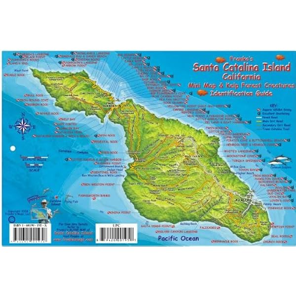 Mapa De Catalina Y California NOAA Chart Santa Catalina Island;