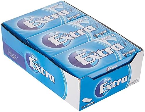 Wrigley's Extra Professional Peppermint Chewing Gum 12 Pack 27 g price ...