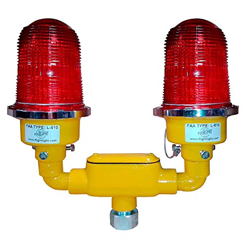 Double Incandescent Tower Obstruction Light Aircraft Warning Light L ...
