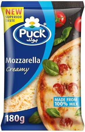 سعر Puck Mozzarella Shredded Cheese 180g فى السعودية | بواسطة امازون ...