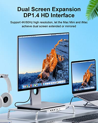 Hagibis USB-C Hub & Dual Hard Drive Enclosure & Monitor Stand Riser for ...