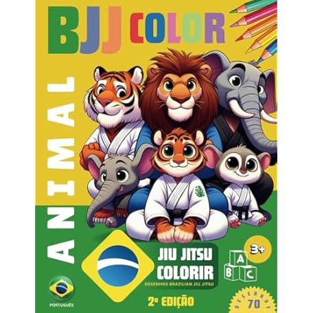 Mua BJJ COLOR ANIMAL - Colorir desenhos de Brazilian Jiu Jitsu - 2 ...