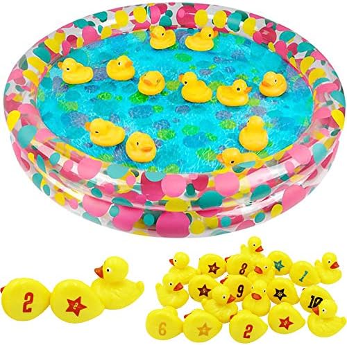 سعر Duck Pond Matching Game Includes 20 Ducks with Numbers and Shapes ...