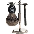 Amazon.com: Parker Safety Razor, 96R Men's Safety Razor Shave Set ...