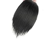Amazon.com : Jinshining Black Invisible Human Hair Toppers For Women ...