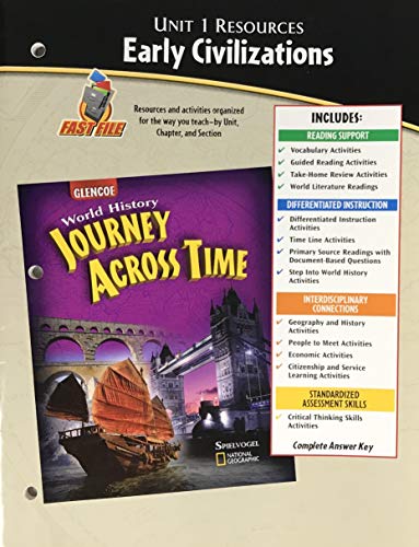 Unit 1 Resources Early Civilizations (Glencoe World History Journey ...