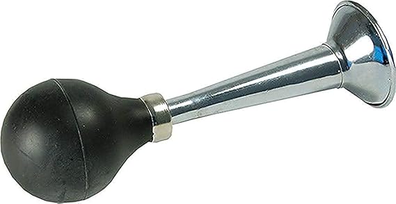 Adult Xmas Party Accessory Handheld Prop Funny Circus Clown Horn Silver ...