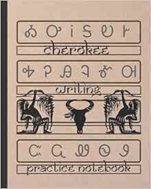 CHEROKEE WRITING: BLANK HANDWRITING WORKBOOK | ALPHABET PRACTICE ...