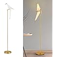 ENKUODE LED Origami Floor Lamp Modern Unique Paper Crane Standing Light ...
