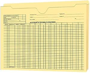 Amazon.com : Accounts Payable Voucher Envelopes - 1" Expandable Jacket ...