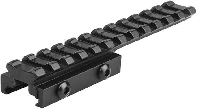12 Slots 0.5" Low Profile Picatinny Rail Bridge Mount BM1205EX, Gun ...