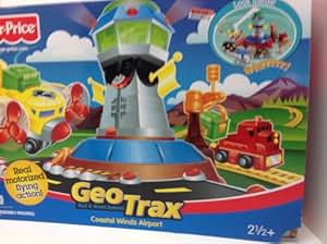 Amazon.com: Fisher-Price GeoTrax Rail and Road Coastal Winds Airport ...