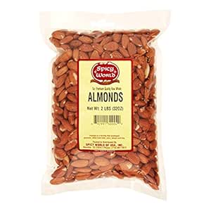 Amazon.com : Almonds Whole Natural 2lb (32 Ounces) : Snack Almonds ...